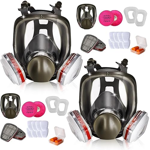 Full Face Respirator Mask - Gas Masks Survival Nuclear and Chemical for ...