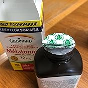 Jamieson Melatonin 10 mg Dual Action Time Release: Amazon.ca: Health ...