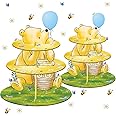Amazon.com: 2 PCS Classic Pooh Birthday Party Cake Stand,3-Tier Cake ...