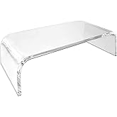 Amazon.com: AMT Premium Acrylic Clear Monitor Stand Laptop/PC ...