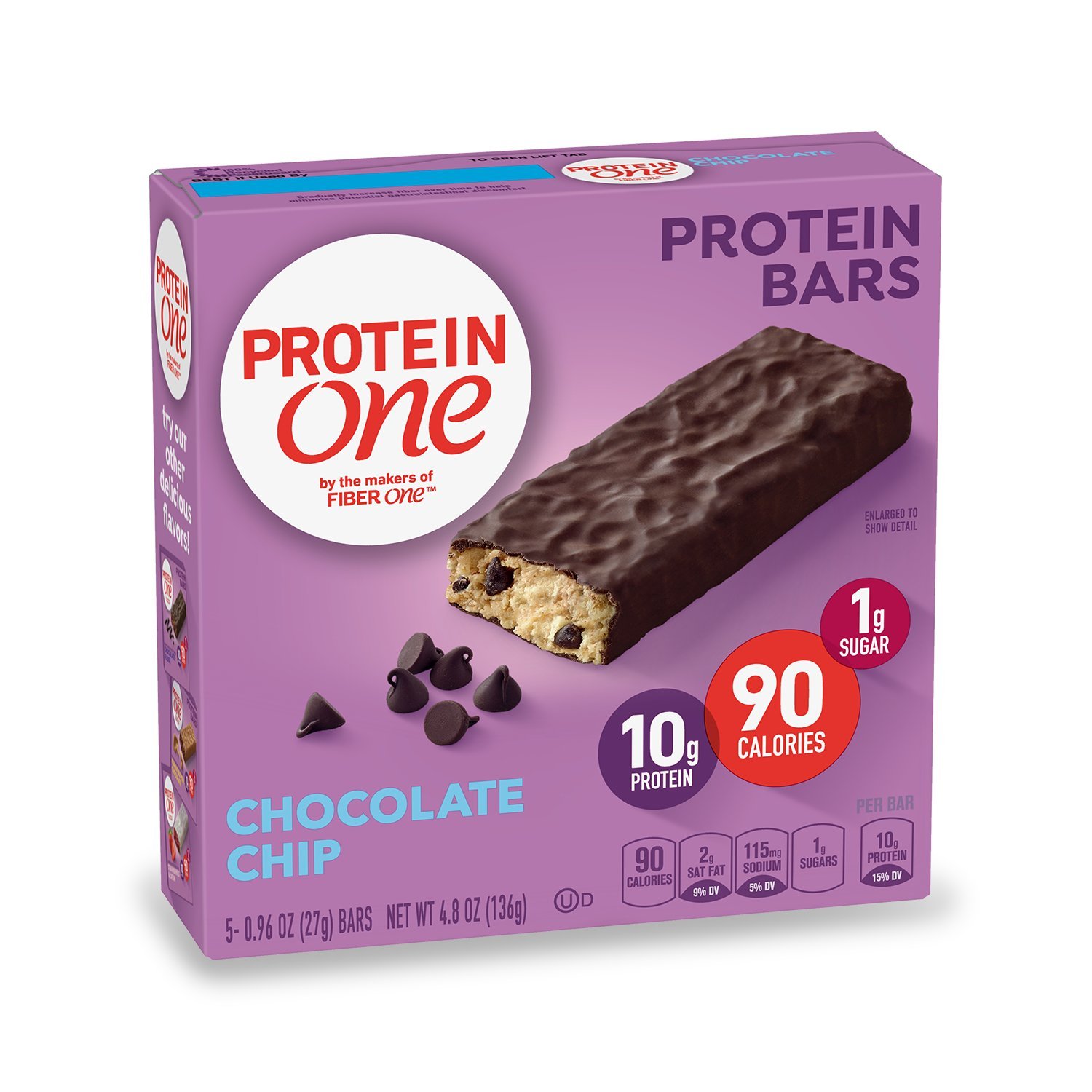 Protein One 90 Calorie Protein Bar, Peanut Butter Chocolate, 9.6 oz(us ...