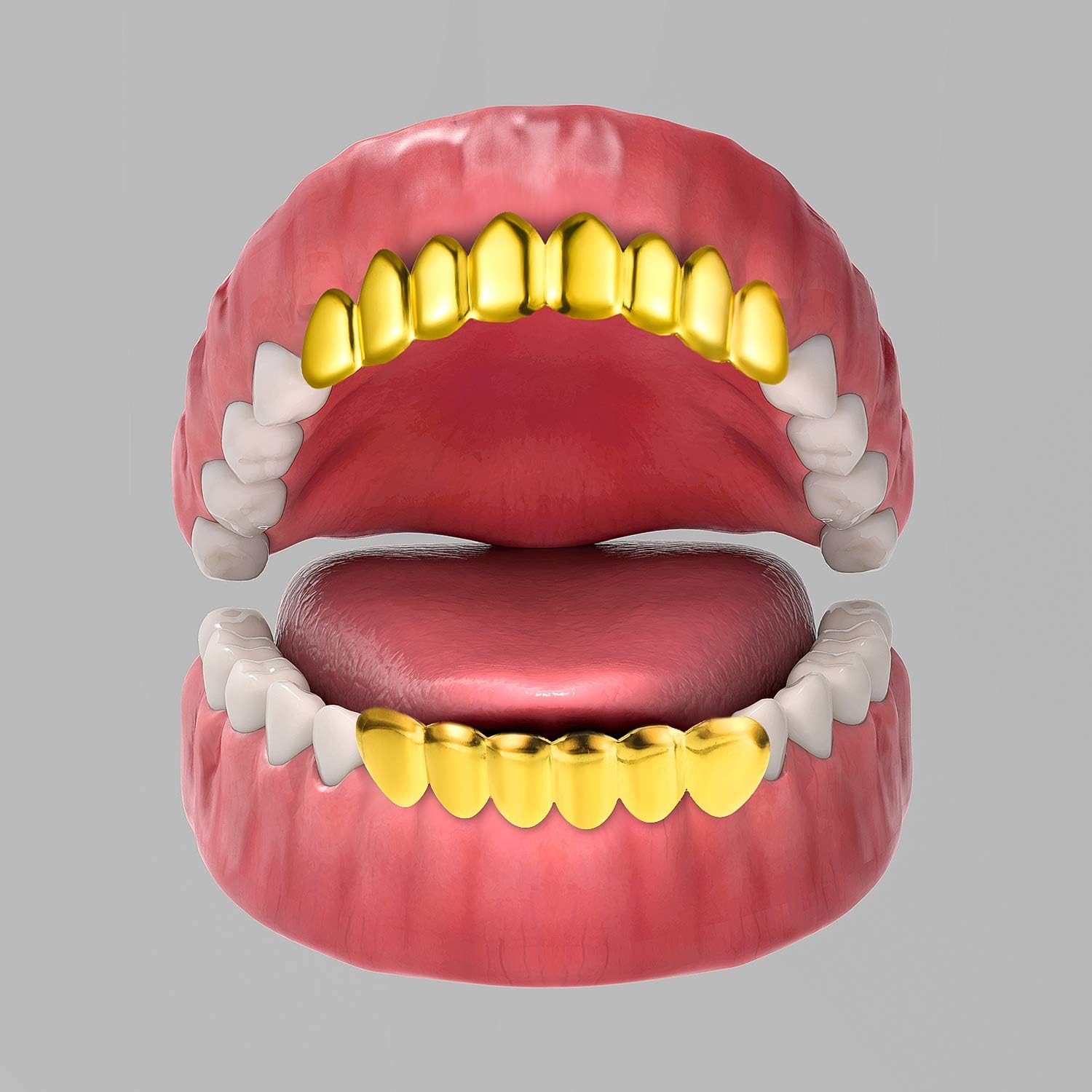 Gejoy Hip Hop Rapper Costume, Faux Gold Chain Necklace Chunky Necklace ...