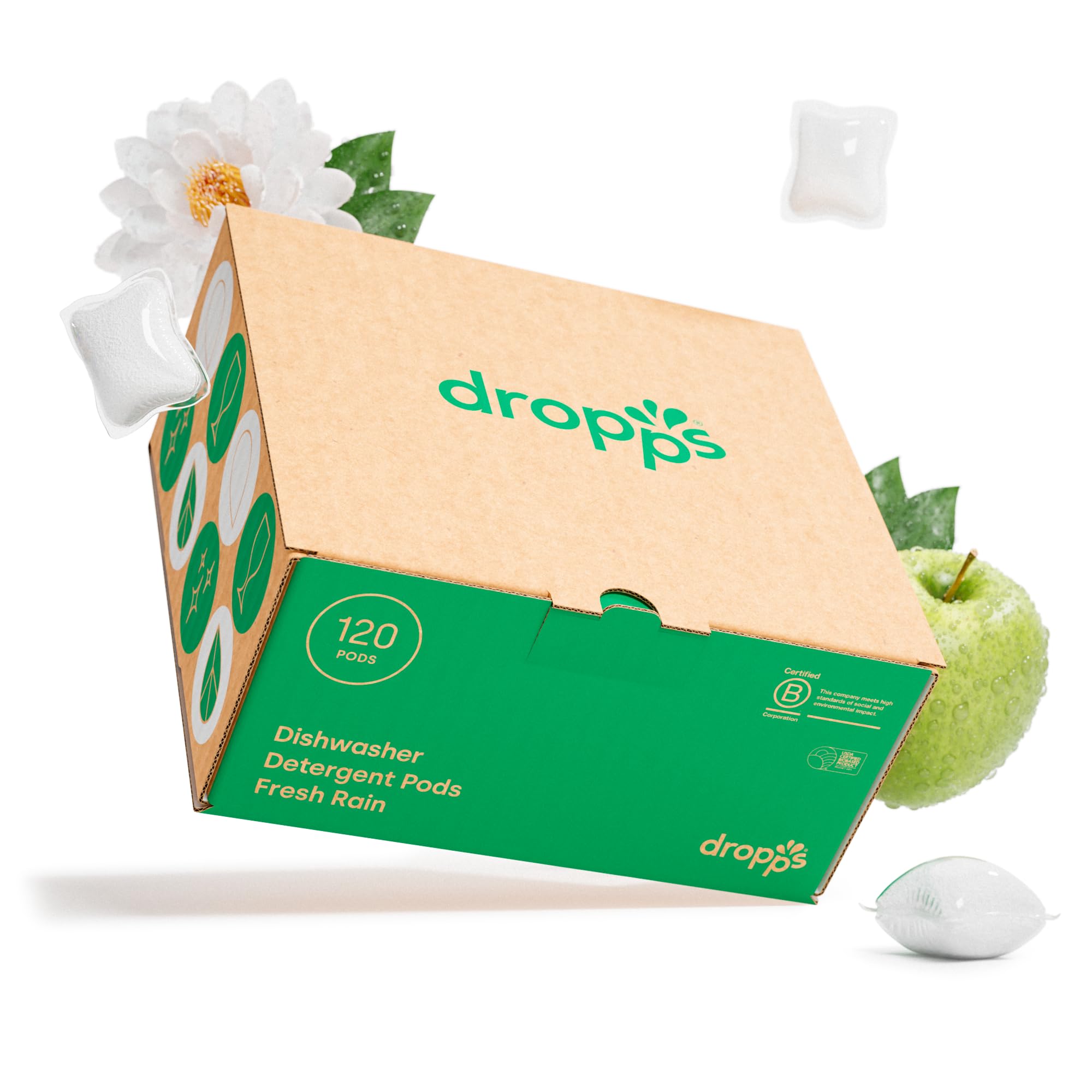 Mua Dropps Dishwasher Detergent | Fresh Rain, 120 Pods | Deep Cleans ...