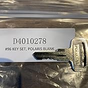 Amazon.com: Polaris ATV Blank Key (Set of 2) for Series 20, 21, 67, 68 ...