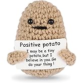 Amazon.com: GR GLAMRAY Crochet Positive Potato, Funny Cute Crochet Doll ...