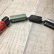 Amazon.com: CORPER TOYS Mini Train Toy Die-Cast Pull Back Steam Train ...