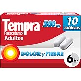 Tempra Boost con Paracetamol y Cafeína caja con 12 tabletas : Amazon ...
