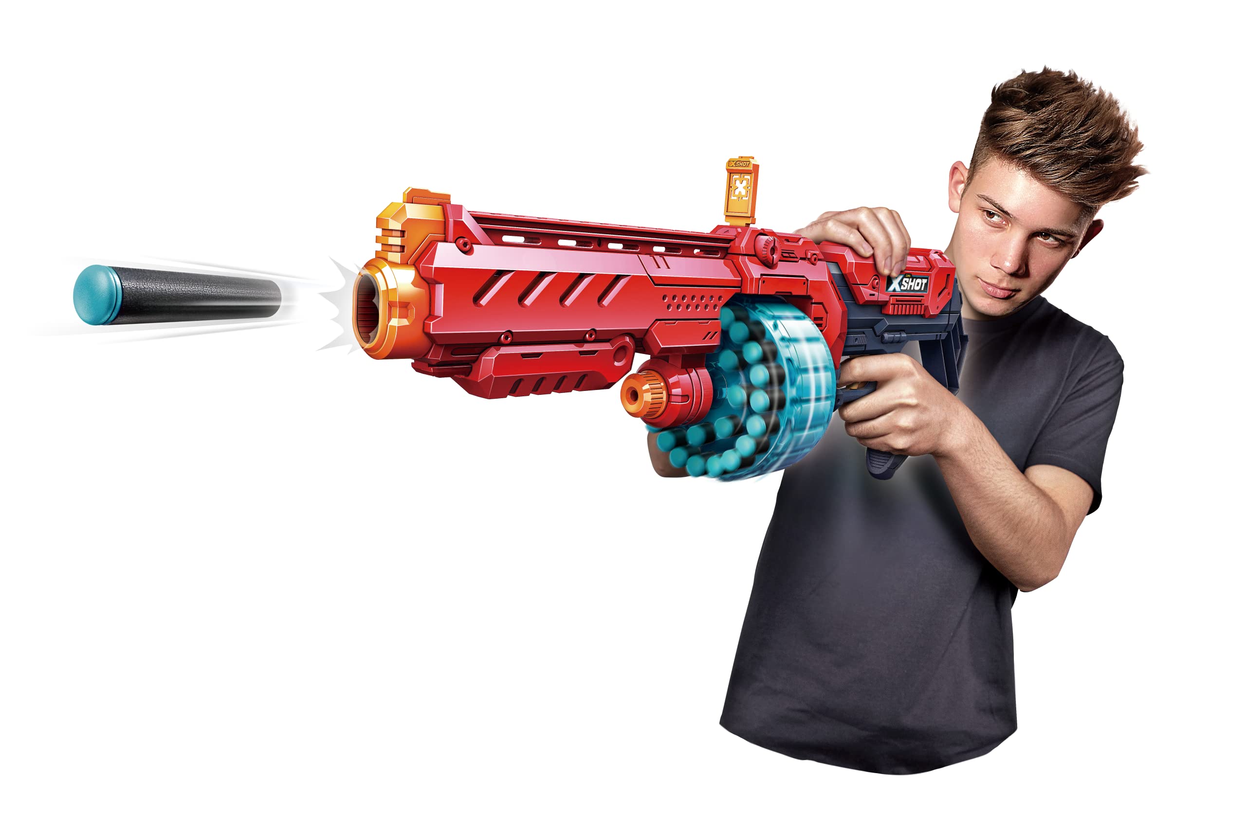 Mua Excel Turbo Fire Foam Dart Blaster with Slam Fire, Auto Rotating ...