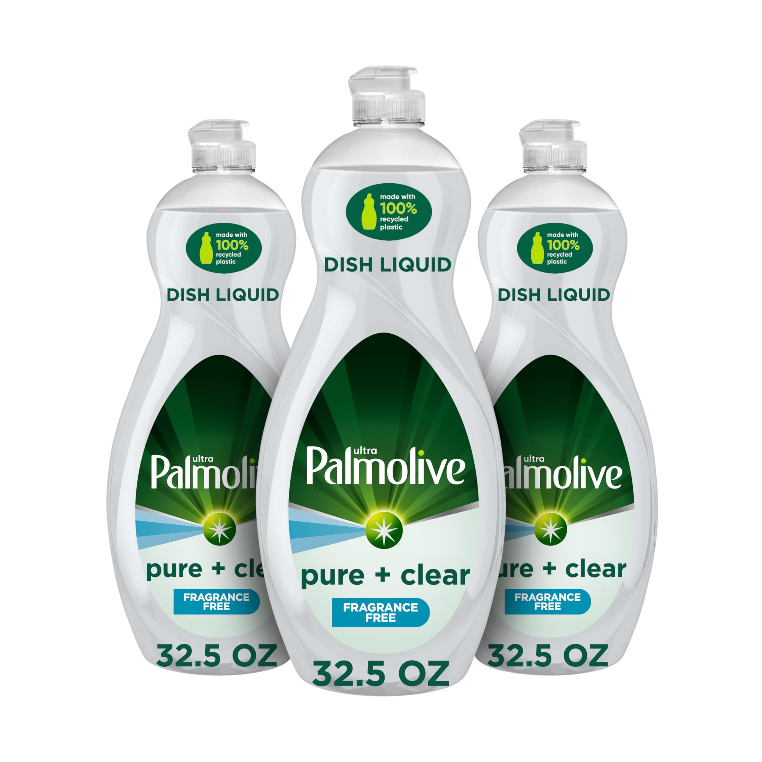 Palmolive Ultra Dishwashing Liquid Dish Soap, Pure + Clear Fragrance ...