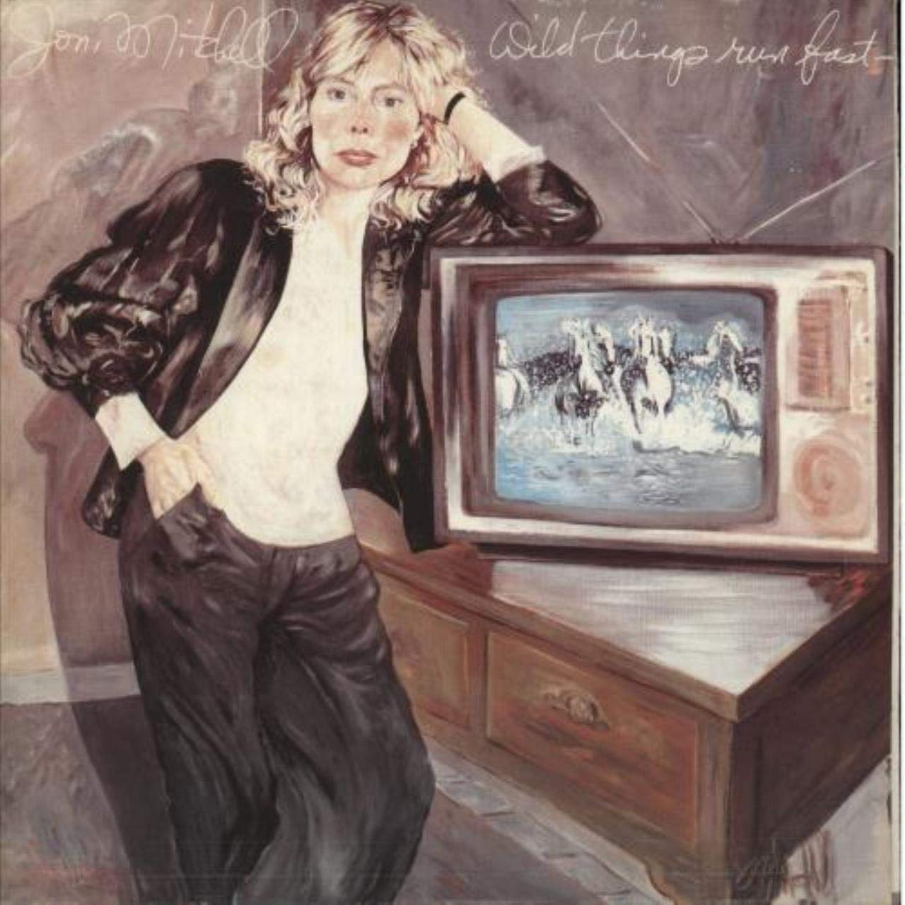 Joni Mitchell - WILD THINGS RUN FAST LP (VINYL ALBUM) UK GEFFEN 1982 ...