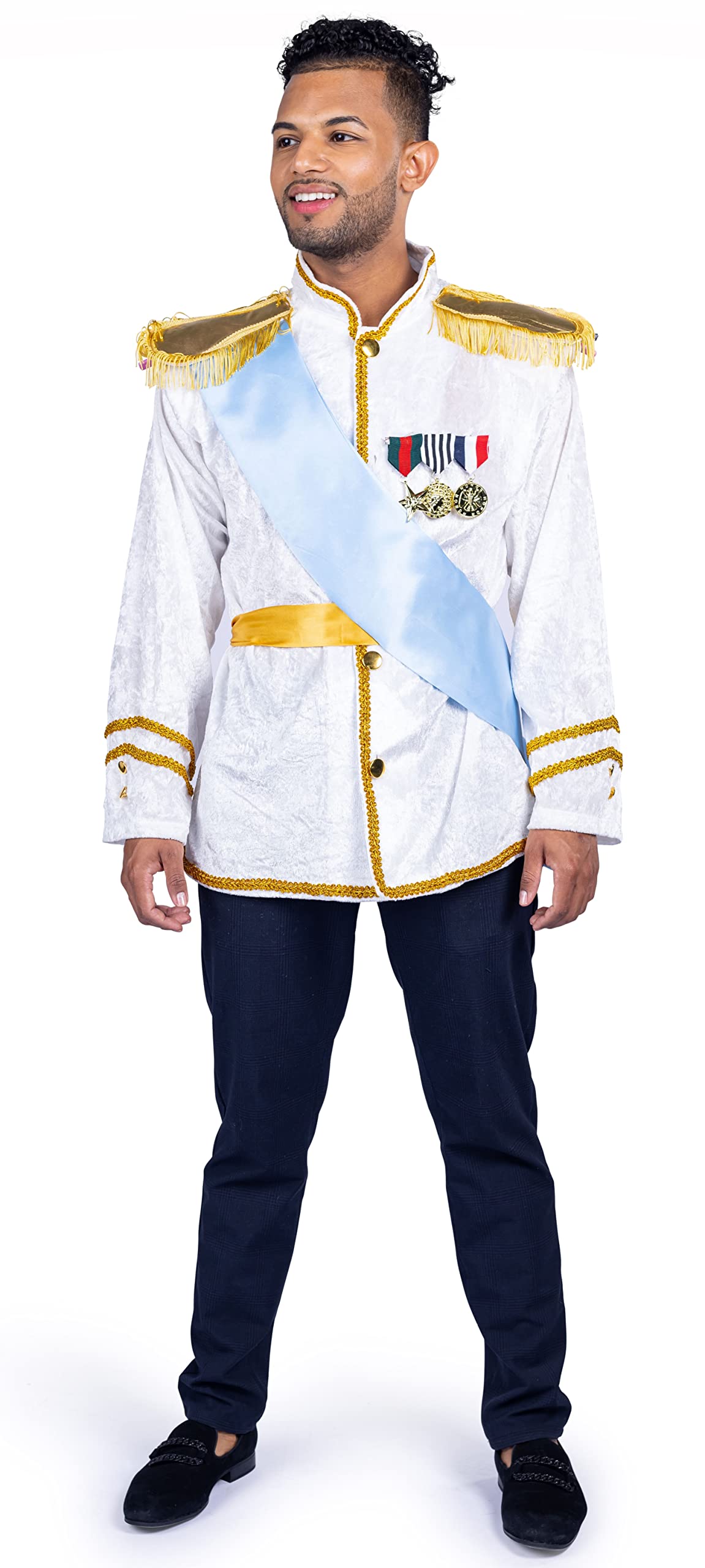 Dress Up America Prince Costume for Men - Royal Prince Charming Set for ...