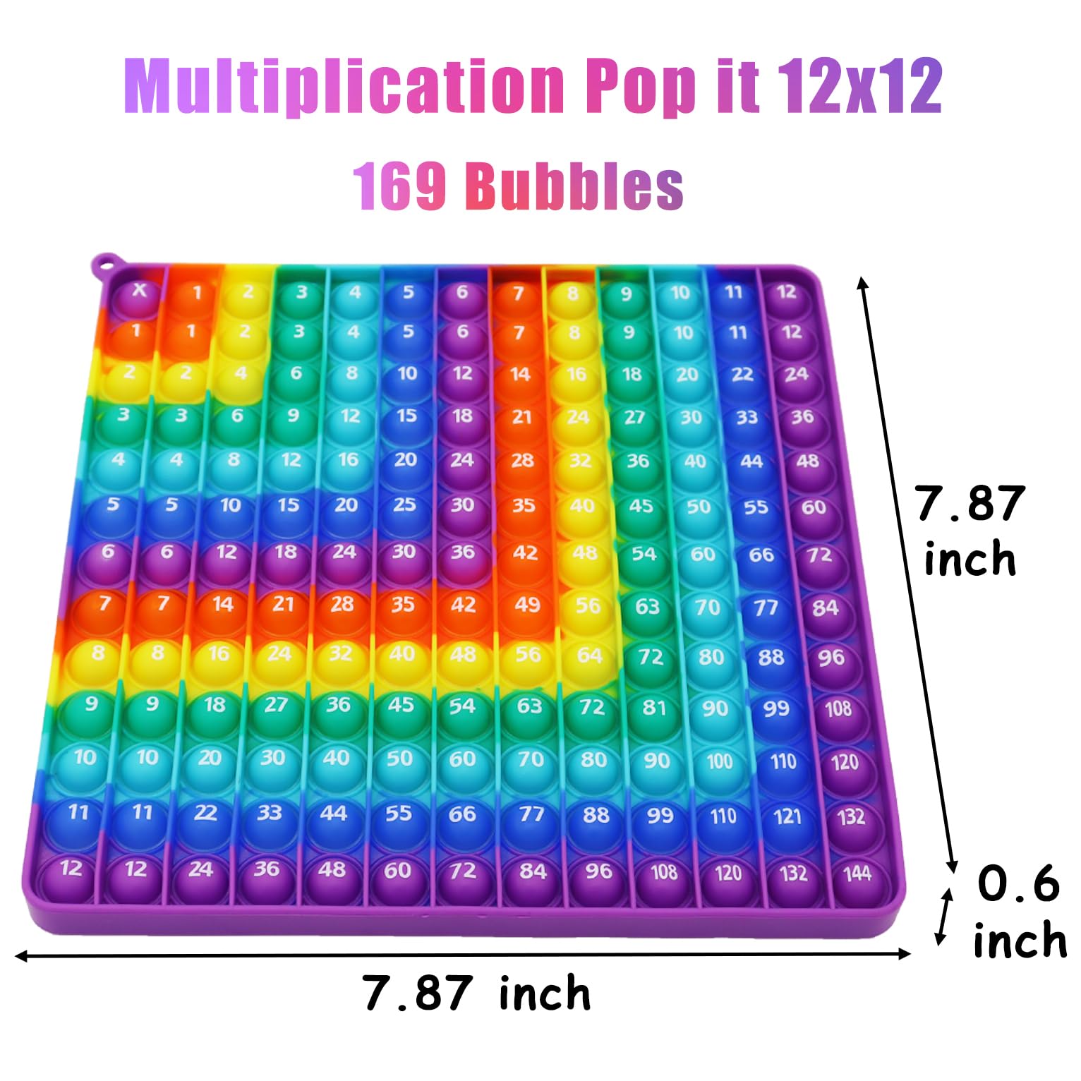 Mua Multiplication 12x12, Addition 1-12, Math Fidget Popper, Learn ...