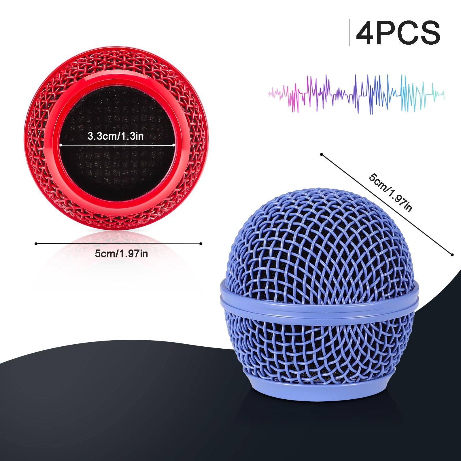 Mua Facmogu 4PCS Beta58A Mesh Microphone Heads, Microphone Head ...