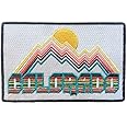 Amazon.com: Colorado Patch - Snowy Mountains 100% Embroidery Sew or ...