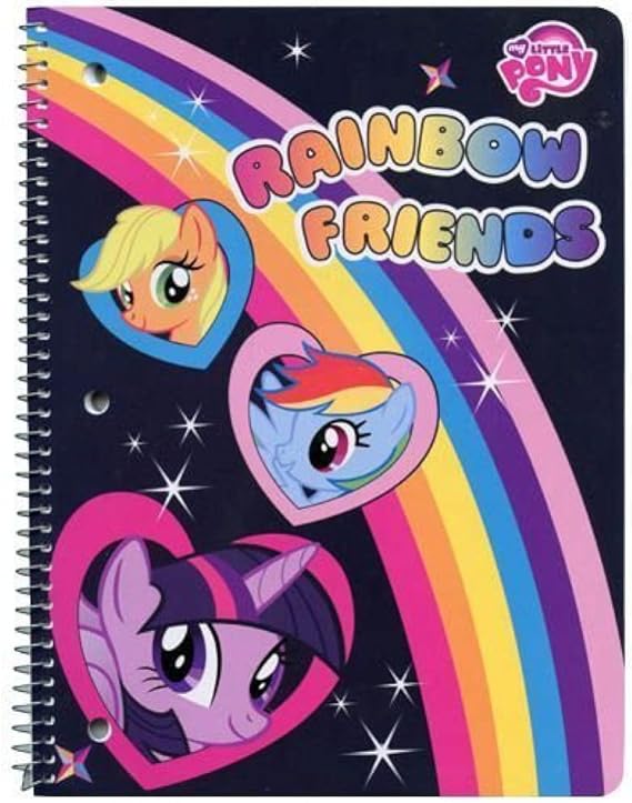 Amazon.com: My Little Pony Spiral 1 Subject Notebook: Toys & Games
