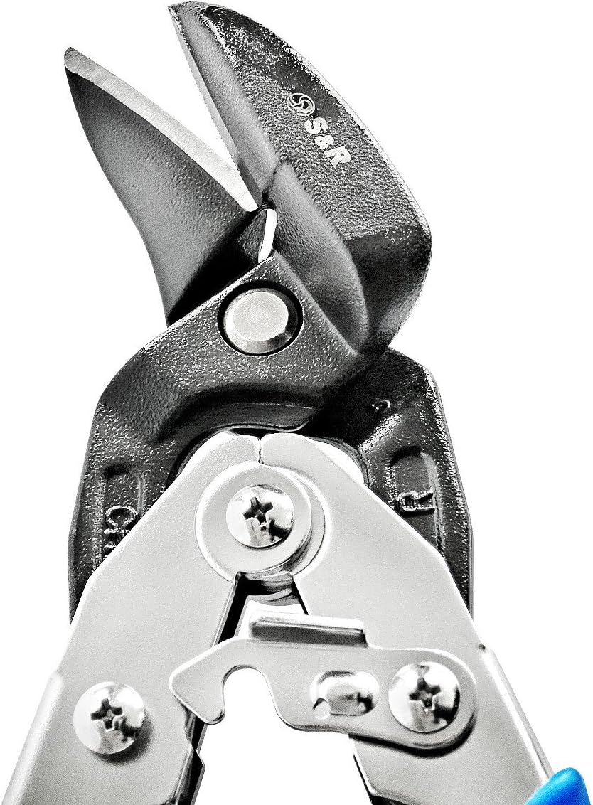 S&R Tin Snips Ideal-Series 260 mm, Strong and Agile, for Metal Sheets ...