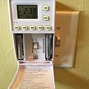 Amazon.com: SWE Inc 82000 AutoChron Wall Switch Timer, 6" x 3" x 2 ...