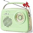 Amazon.com: Small Radios Portable AM FM, Vintage Transistor Radio with ...