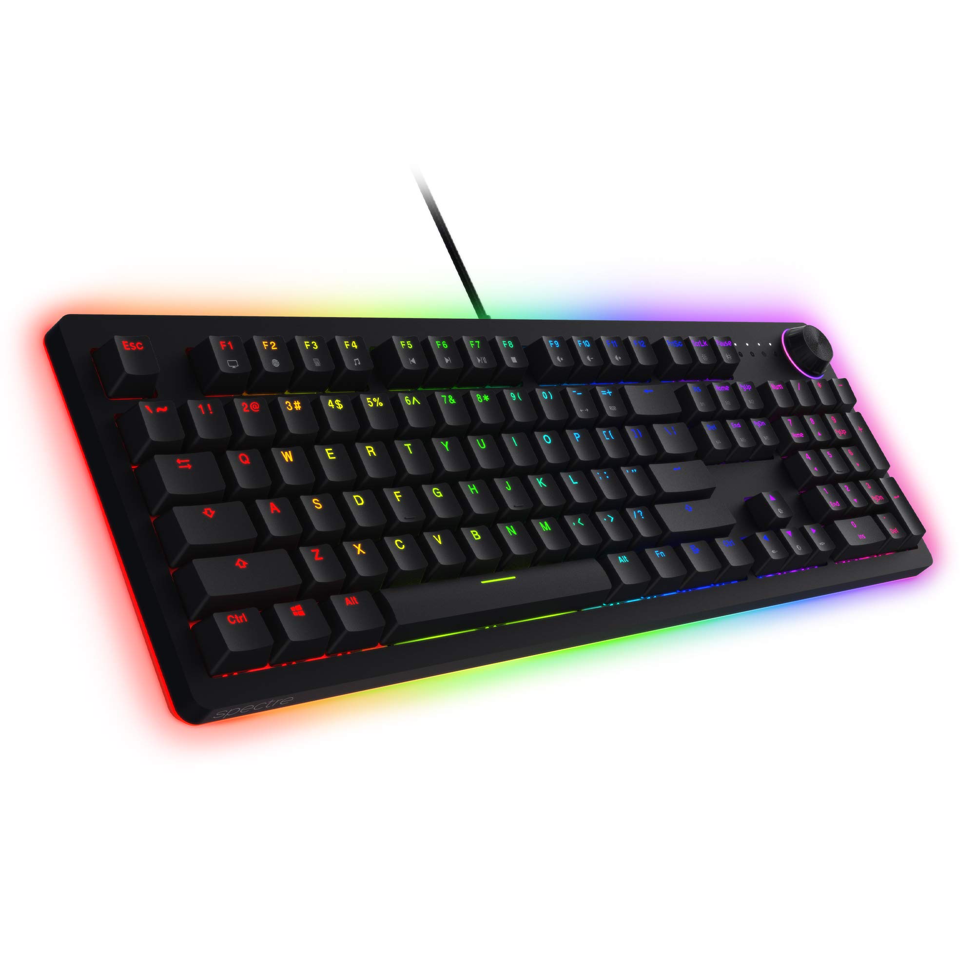 Mua Spectre Pro, RGB Mechanical Keyboard with Volume Knob, Full Size ...