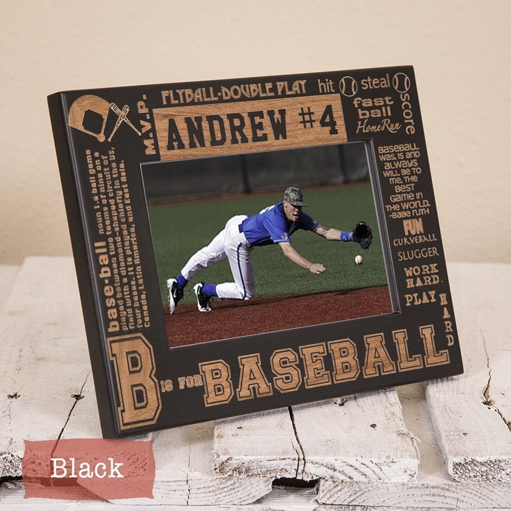 Amazon.com: Personalized Picture Frame for Baseball Player - Sports ...