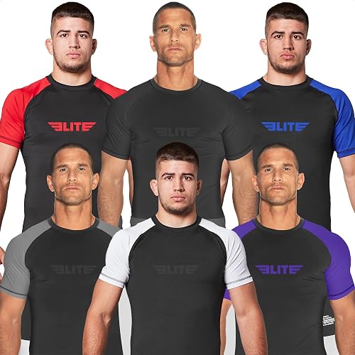 Elite Sports Jiu Jitsu BJJ Rash Guards, Men’s BJJ, No GI, MMA Ranked ...