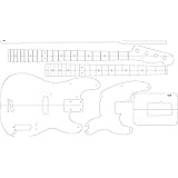 Amazon.com: Electric Guitar Routing Template - P Bass: Musical Instruments