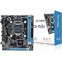 Placa Mãe Lga1156 Chipset Intel Hm55 Ddr3 Séries I3/i5/i7,4 portas SATA ...