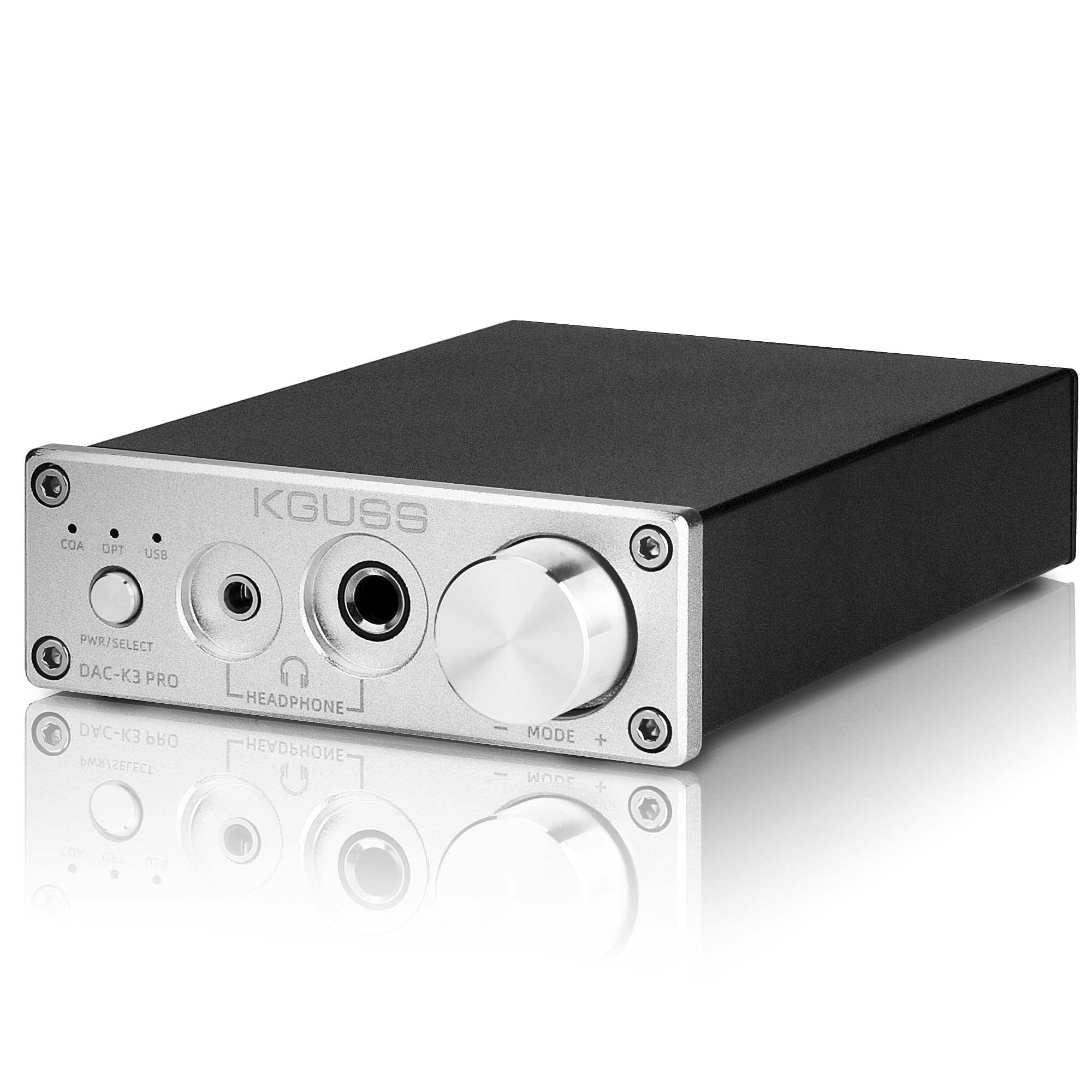 KGUSS DAC-K3 PRO USB DAC Headphone Amplifier Mini HiFi Optical/Coaxial ...