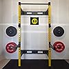 HulkFit Pro Series 2.35” x 2.35” Steel Folding Wall Mounted Power Rack ...