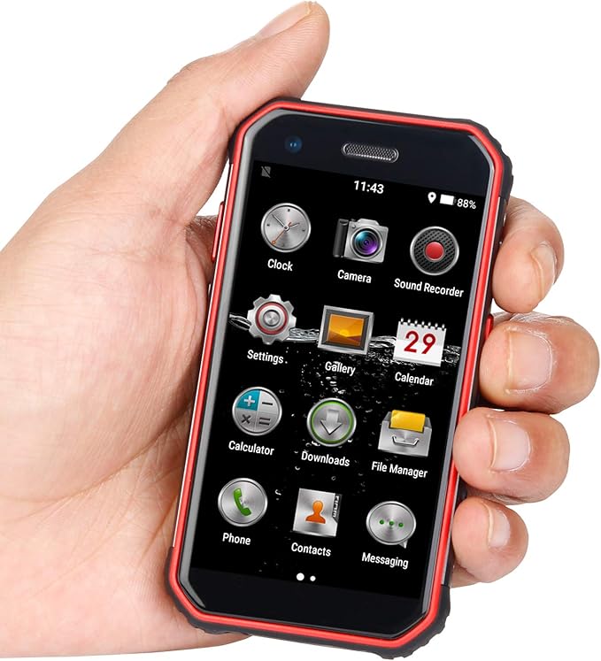 Mini Smartphone 3.0"Telefono cellulare impermeabile 4G SBLOCCATO ...