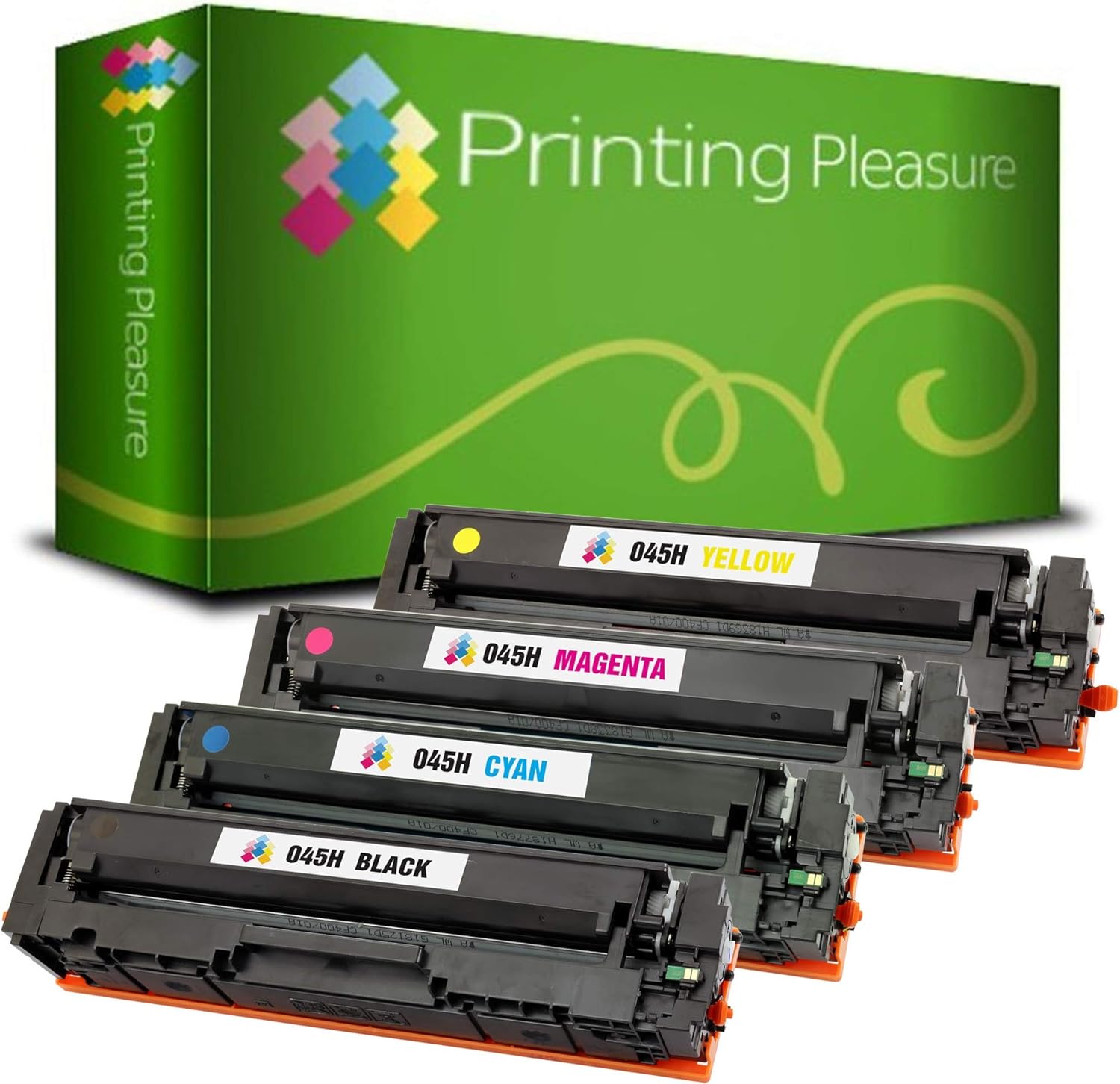 4 (FULL SET) Compatible 045H Toner Cartridges for Canon i-Sensys ...