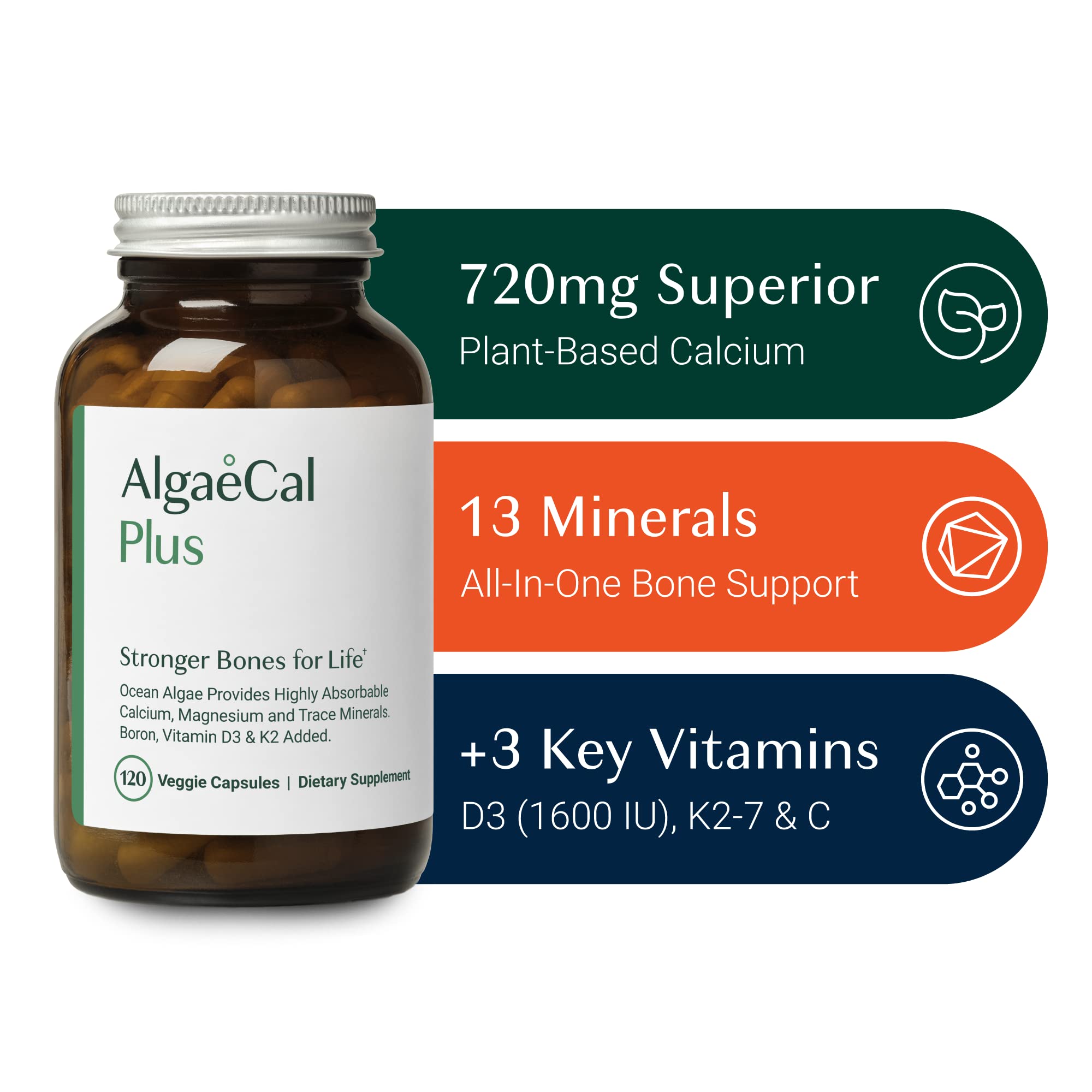 Mua ALGAECAL Plus - Organic Red Algae Calcium Supplement, Vitamin K2 ...