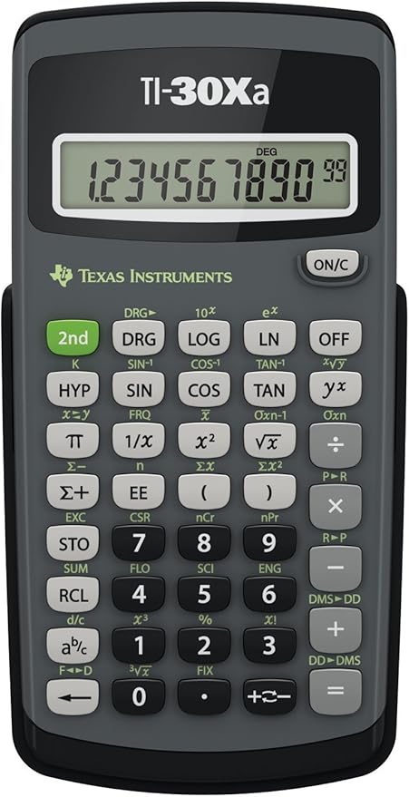Texas Instruments TI-30Xa Scientific Calculator: Amazon.ca: Electronics