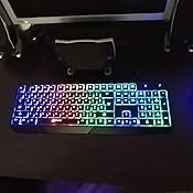 KLIM Chroma Wireless Gaming Keyboard - USB with Led Rainbow Lighting ...