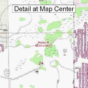 Amazon.com : USGS Topographic Quadrangle Map - Duette NE, Florida ...