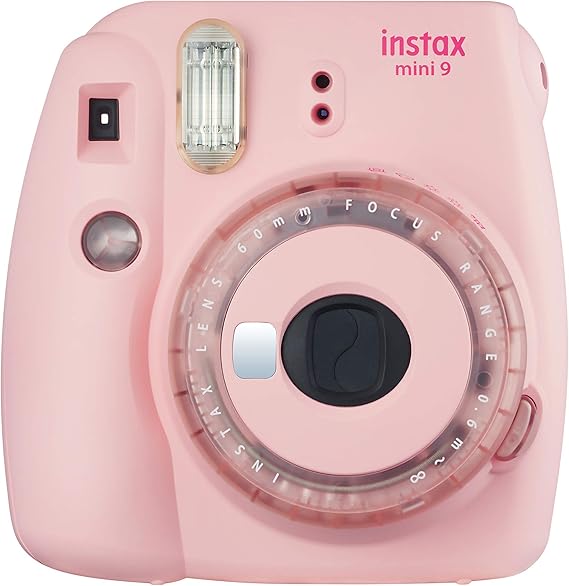 instax mini 9 Clear Camera with 10 shots, Pink: Amazon.co.uk: Camera ...