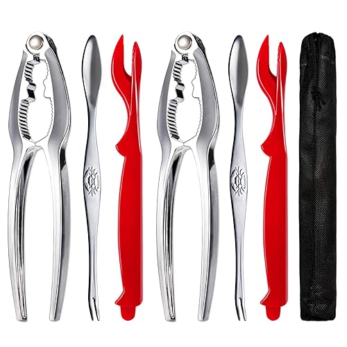 Crab Leg Crackers - Crab Crackers and Tools Set with Stainless Steel ...