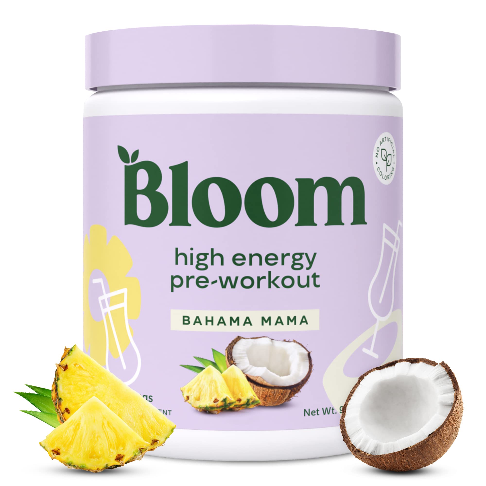 Mua Bloom Nutrition High Energy Pre Workout Powder, Amino Energy with ...