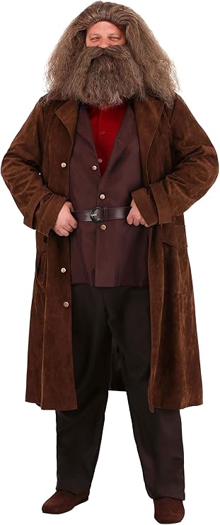 Deluxe Harry Potter Hagrid Men's Fancy Dress Costume: Amazon.co.uk ...