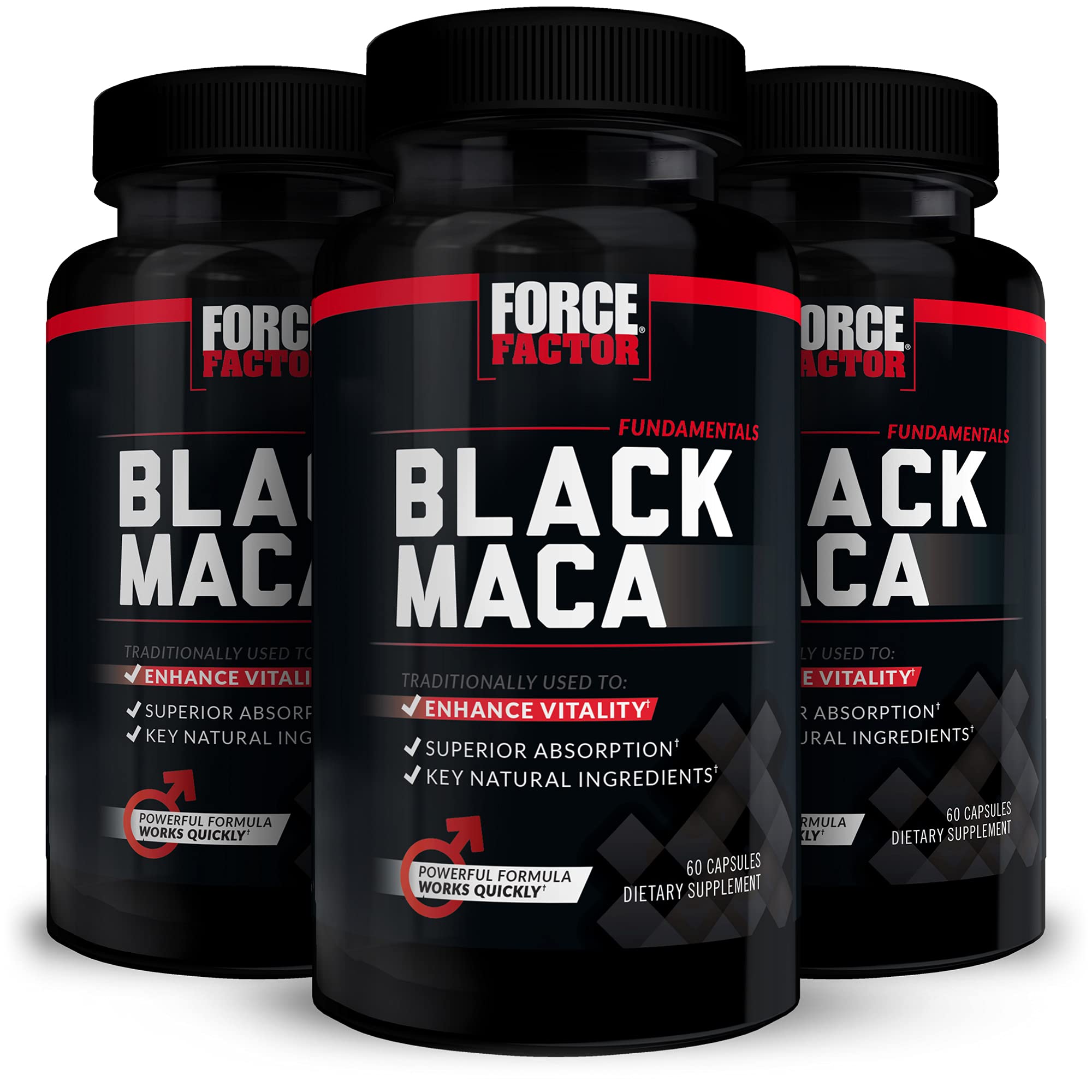 Mua FORCE FACTOR Black Maca Root, 3-Pack, Vitality Supplement for Men ...