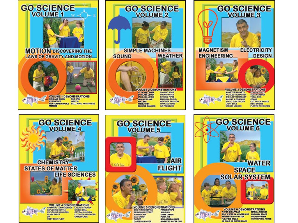 Amazon.com: Go Science DVD Set Science for Kids with Ben Roy Volumes 1 ...