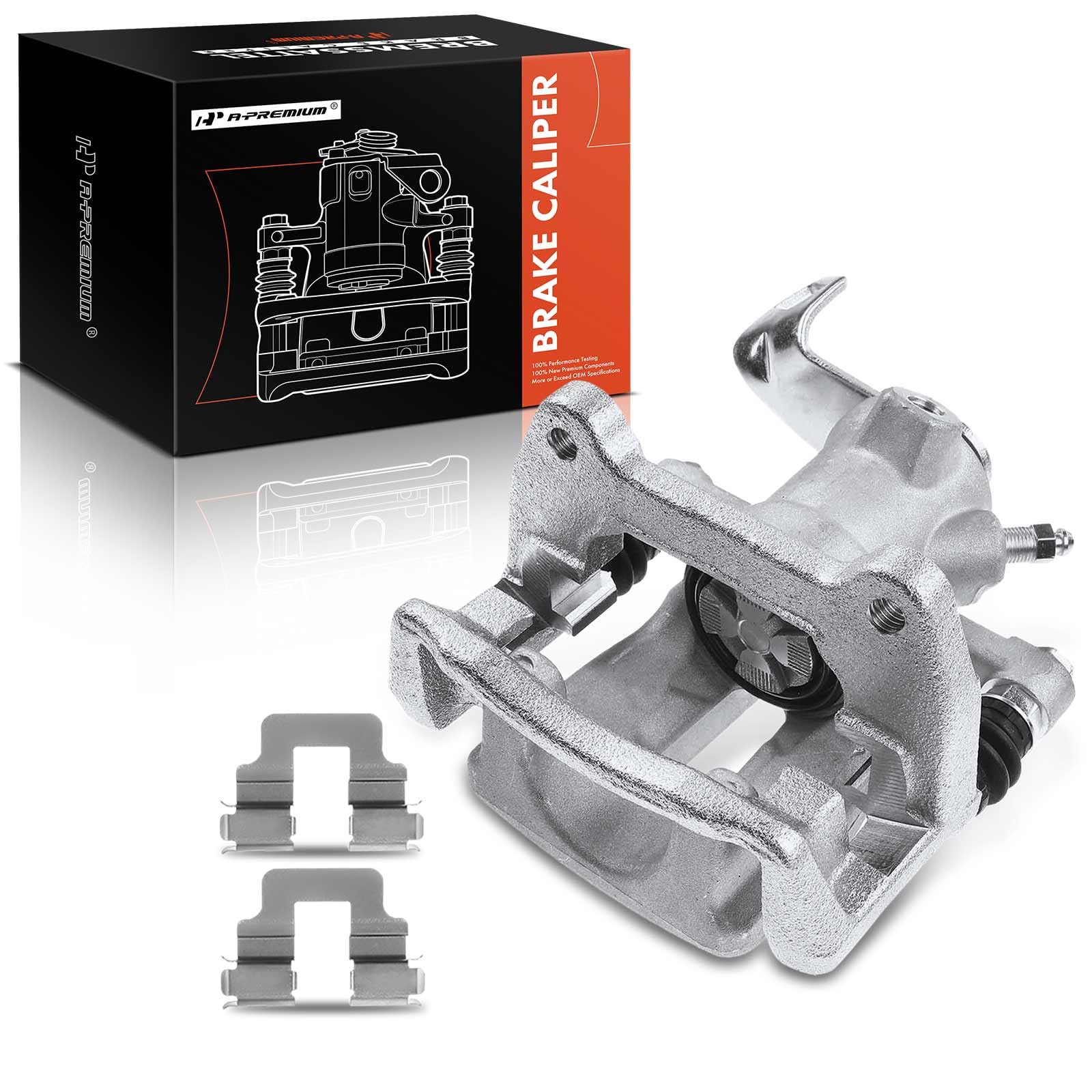 A-Premium Disc Brake Caliper Assembly with Bracket Compatible with Mini ...