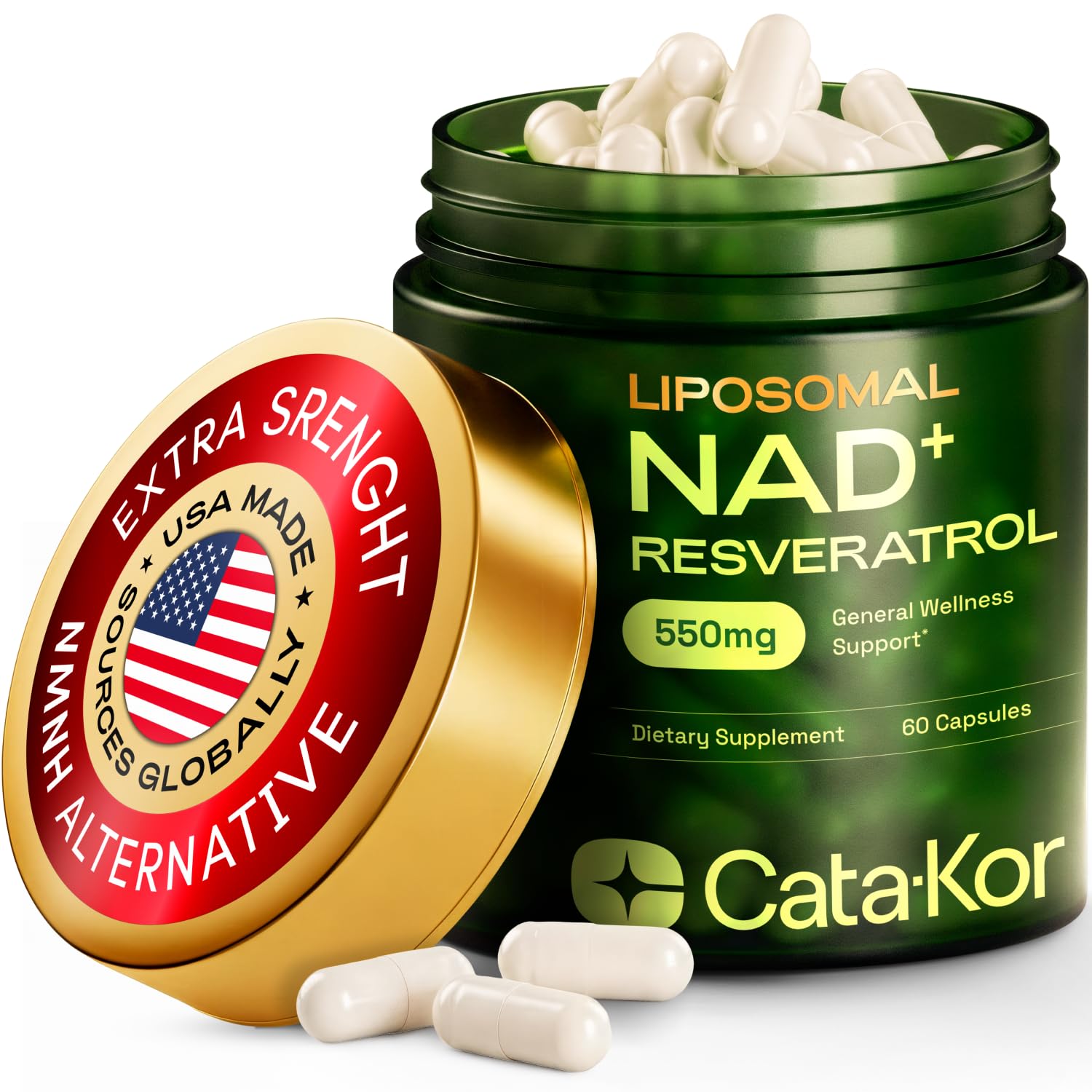 Mua Liposomal NAD+ Supplement with Resveratrol – NMN Supplement ...