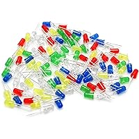 Gikfun 5mm LED Light Assorted Kit DIY Leds for Arduino (Pack of 100pcs ...
