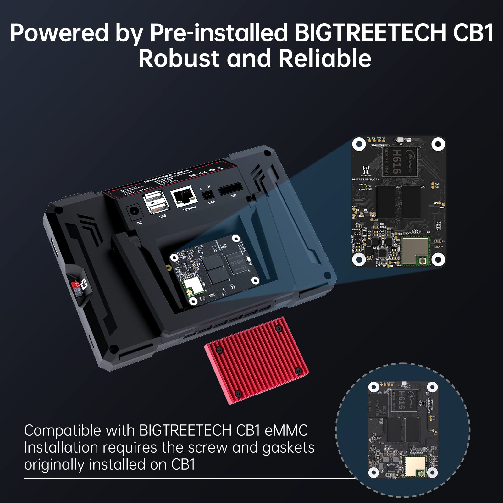 Mua BIGTREETECH Pad 7 Klipper Touch Screen 7 Inch 3D Printing Smart Pad ...