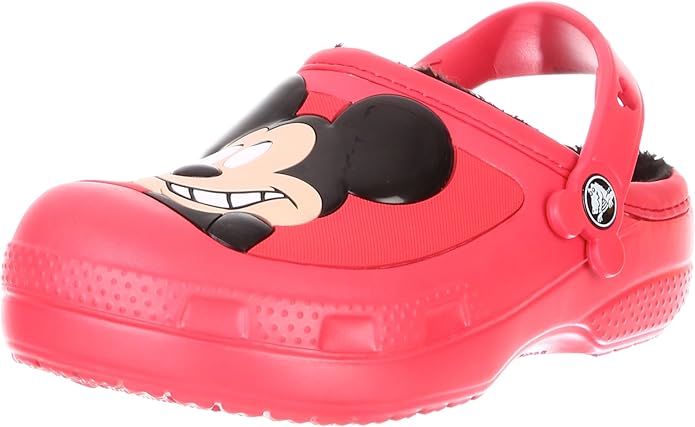 Crocs Mickey Mouse & Goofy Lined Clog, Mules Mixte Enfant, Rouge, 36 EU ...