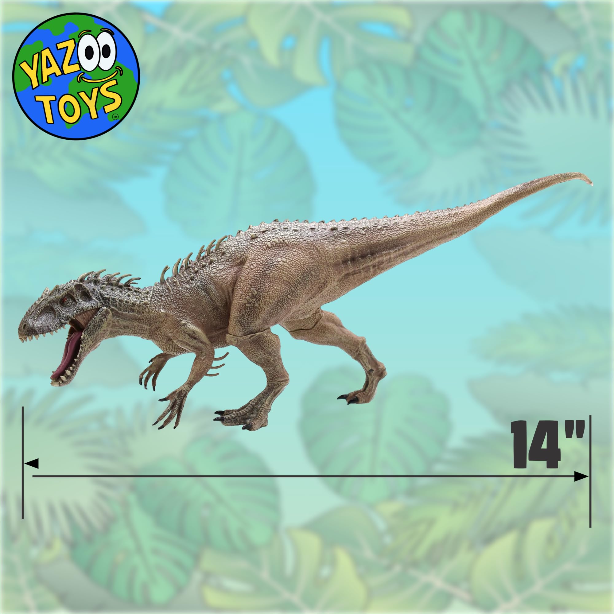 Yazoo Toys Tyrannosaurus Rex 14 Inch Dinosaur Toy Figure With Movable ...