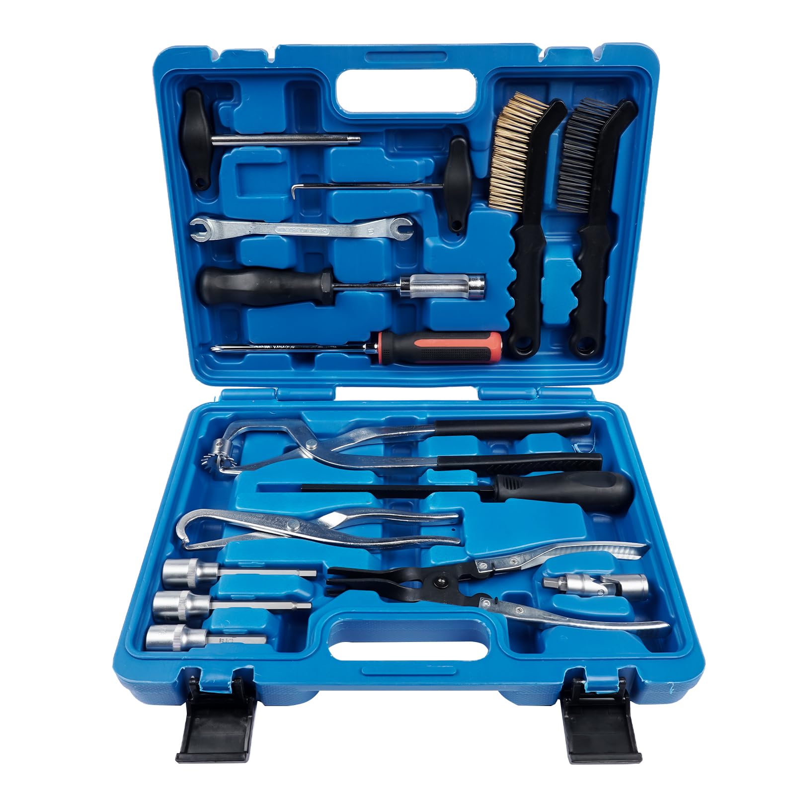Mustrod Brake Tools, 15PC Drum & Disc Brake Tool Kit, Anti-Rust Brake ...