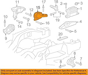 Amazon.com: Genuine GM Mount Part# - 20839835: Automotive