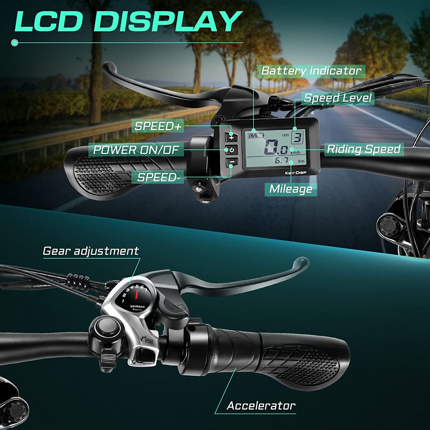 Mua Vivi F26FUL Electric Bike Peak 1000W 26" x 4.0 Fat Tire Electric ...